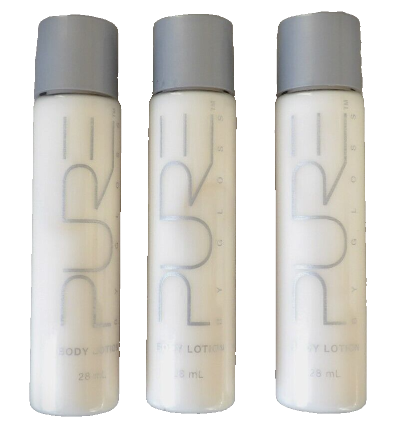 3 PURE By Gloss Body Lotion For Hands & Body High Shine Lemon Infusion For Sheen | eBay