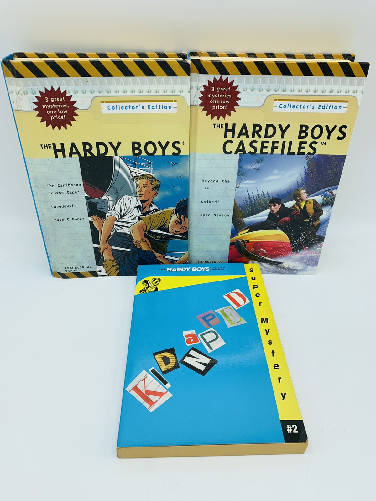 Lot of 3 Hardy Boys Books Collector’s Edition Casefiles Super Mystery | eBay