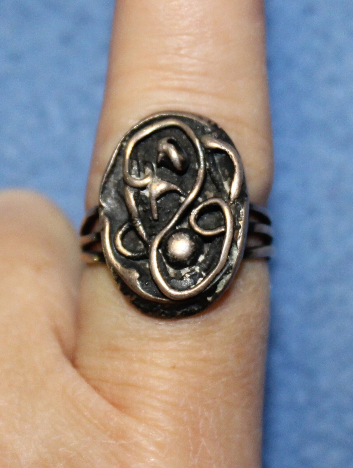 Antique Estate Handmade Sterling Silver Art Nouveau R… - Gem