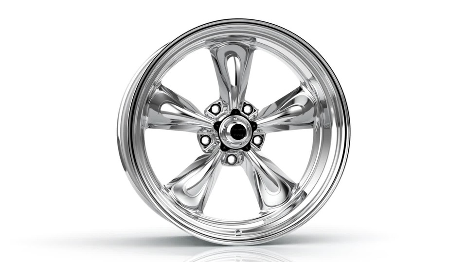 American Racing VN515 Torq Thrust II 15x7 5x4.75" -6 Polished Wheel Rim ...