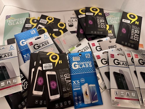 WHOLESALE LOT 100 cell phone screen protectors for Motorola Samsung LG ...