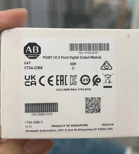 New Factory Sealed 1734-OB8 SER C POINT I/O 8 Point Digital Output ...