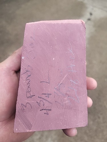 Pipestone Catlinite stone block Minnesota Approximate 6 Pounds 9 oz | eBay