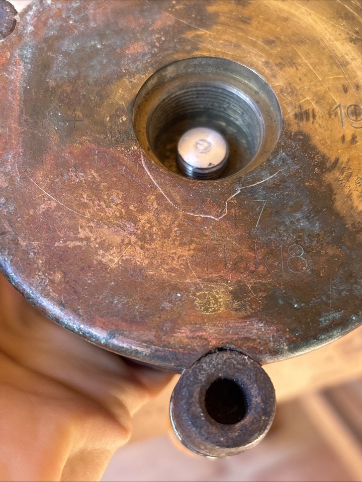 WW2 German Trench Art Ashtray MARKED 1940 PANZER TANK SHELL 88cm ...