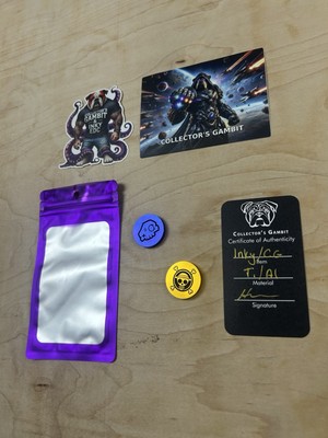 Inky EDC x Collector’s Gambit G5 Anodized Titanium & Alum Inky Skull ...