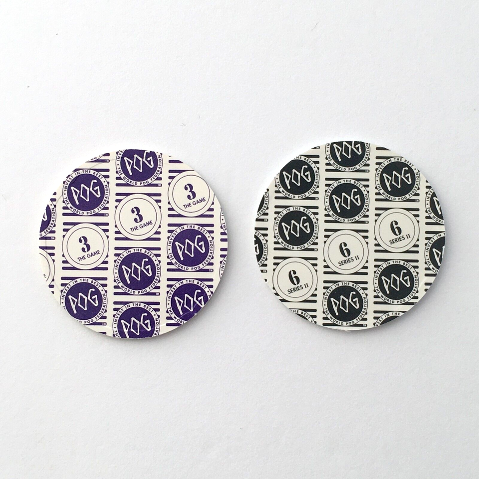 2x POG Milk Caps Pogman Playing Soccer Sports World Pog Federation ...