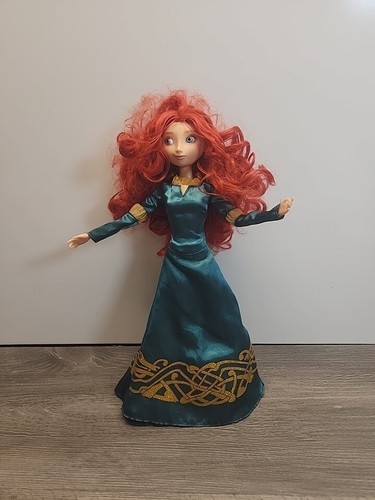 Disney Store Princess Merida Classic Doll Brave Red Curly Hair Green ...