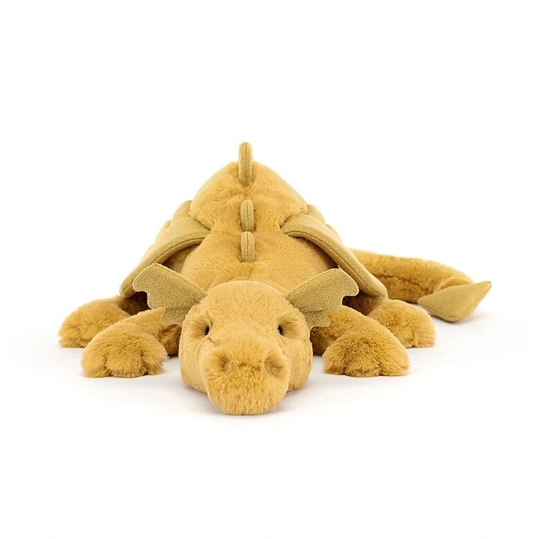 Jellycat Large Golden Dragon New With Tags 20 Inch-Christmas gifts | eBay
