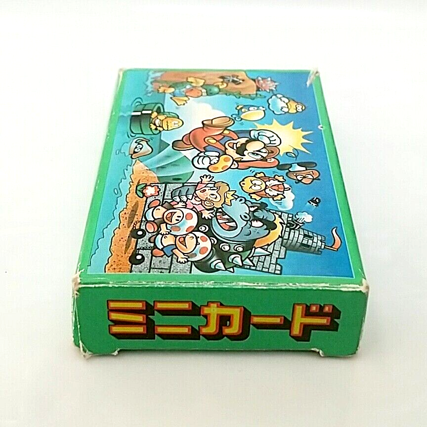 (Game Item) Mini card box, Famicom, Super Mario Bros, Amada, 1985 ...