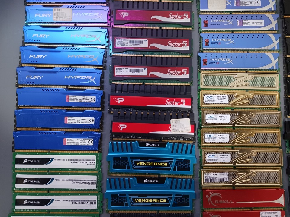 Lot x135 DDR3 DDR4 Server Desktop Ram Modules Various Models/Speeds | eBay