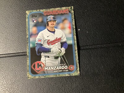 2024 Topps Update Kyle Manzardo Memorial Day Rookie Card 21/25 ...