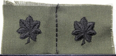 US Army Lieutenant Colonel LT Col OD Green Fatigue Rank Insignia Patch ...