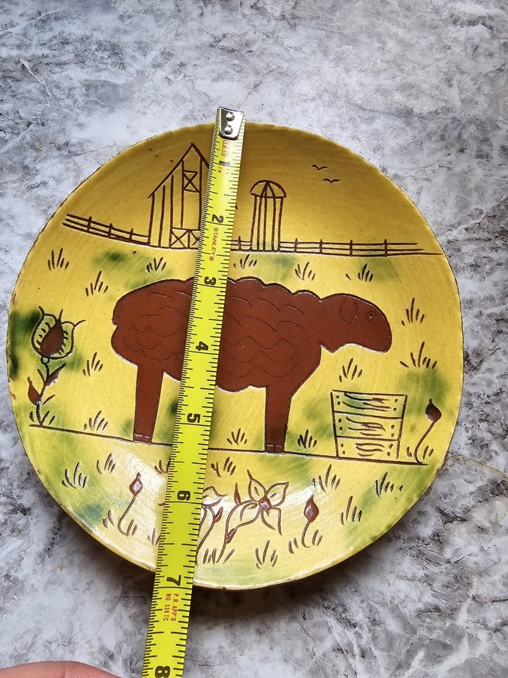 Breininger Redware Pottery Sheep on the Farm | eBay