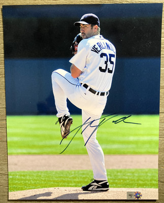 Justin Verlander Detroit Tigers autographed 8 x 10 official photo w/MLB ...