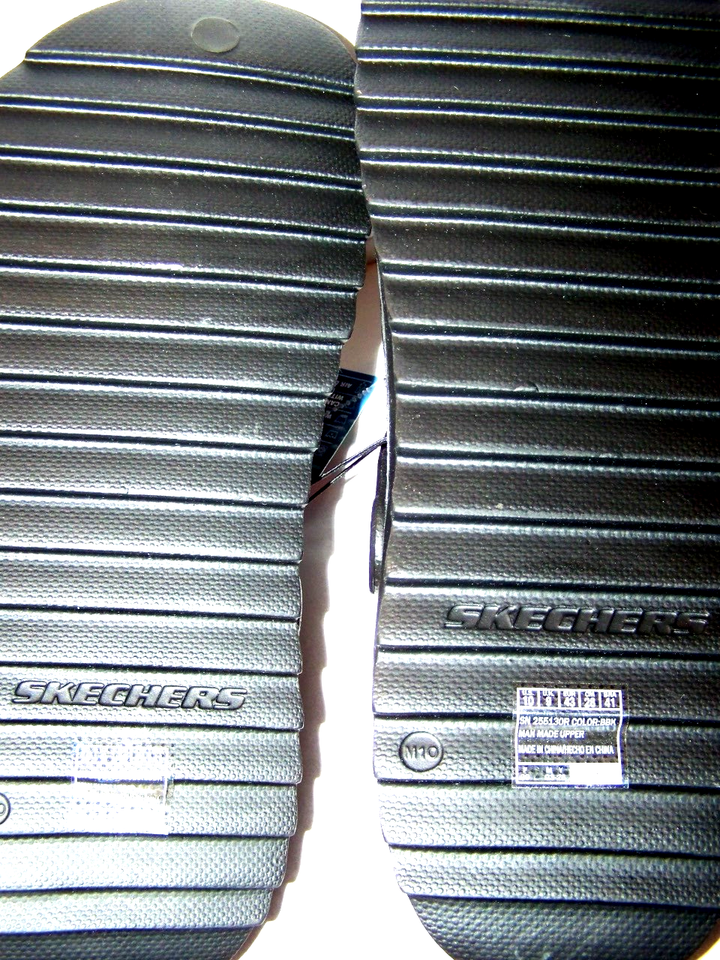 NEW! Skechers Men's 10, Wmns 12 Foamies Slip-On All Black EVA Sawtooth ...