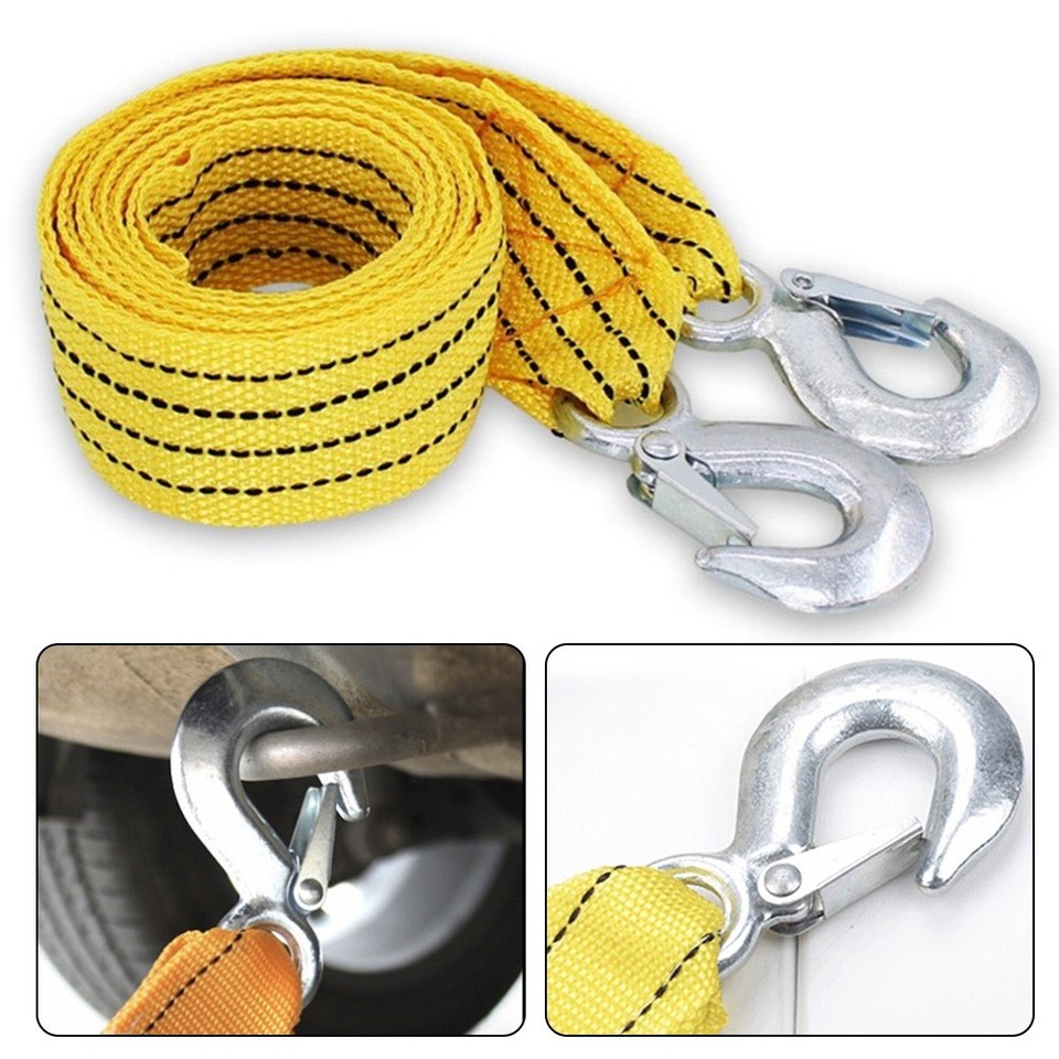 Car Towing Strap Rope Car Towing Rope Strap Heavy Duty Nylon & Forging ...