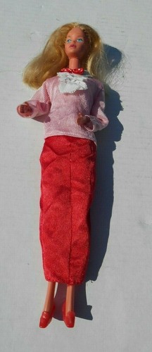 Vintage Barbie Kissing Doll push button back w/ bendable knees 1966 ...