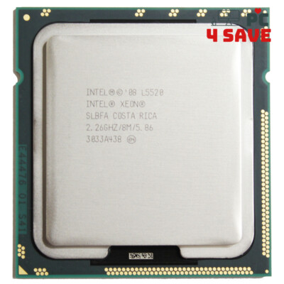 Intel Xeon L5520 SLBFA 2.26GHz 8M Quad Core LGA 1366 Server CPU ...