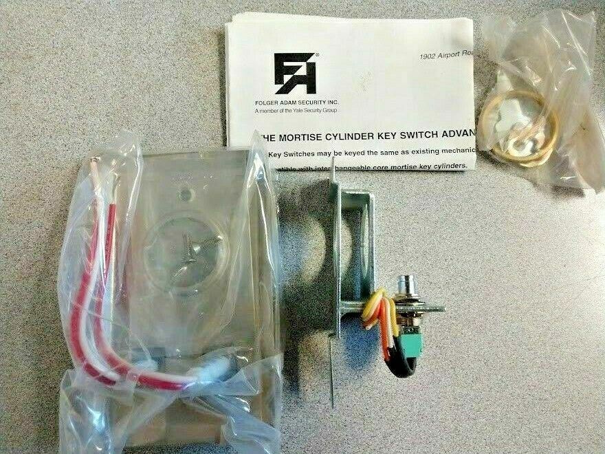 FOLGER ADAM MADE BY SDC 701-6 X L2 MOMENTARY KEY SWITCH 24VDC US32D | eBay
