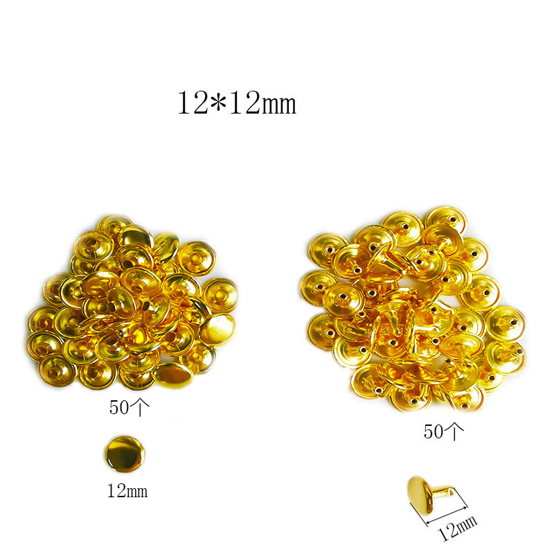 Double Cap Rivets Stud Rapid Rivets Leather Craft Repair 5mm 8mm 9mm ...