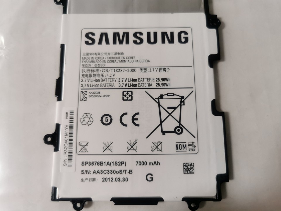 For Original Samsung Tab 2 10.1 7000mAh Battery GT-P7510 GT-P5113TS SGH ...