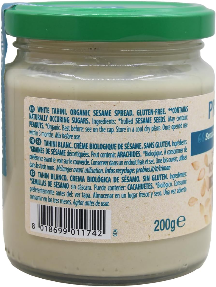 Crema Tahini Light - Crema Di Sesamo Tahina Premium - Salsa Tahini ...