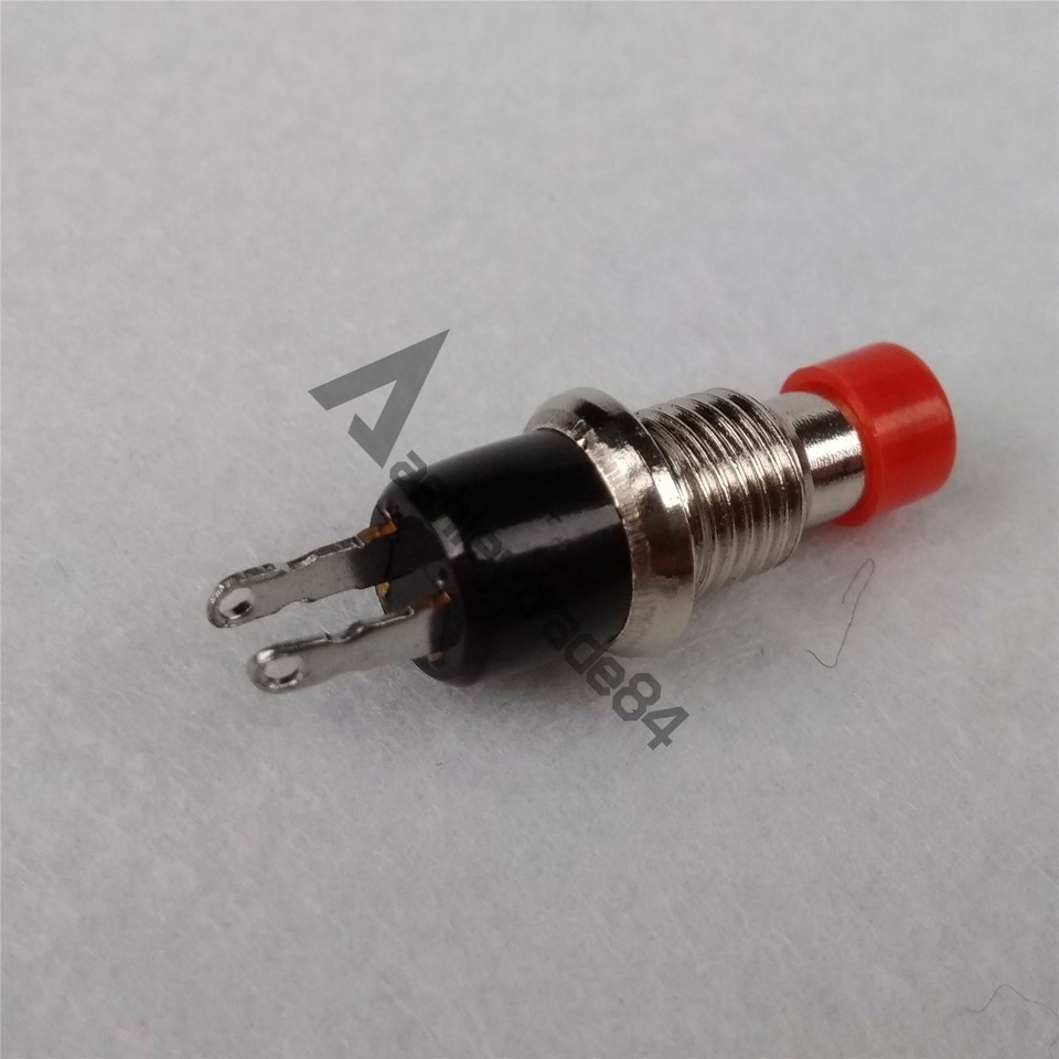 5PCS PS-44A Momentary Switch OFF-(ON) Push Button Black | eBay