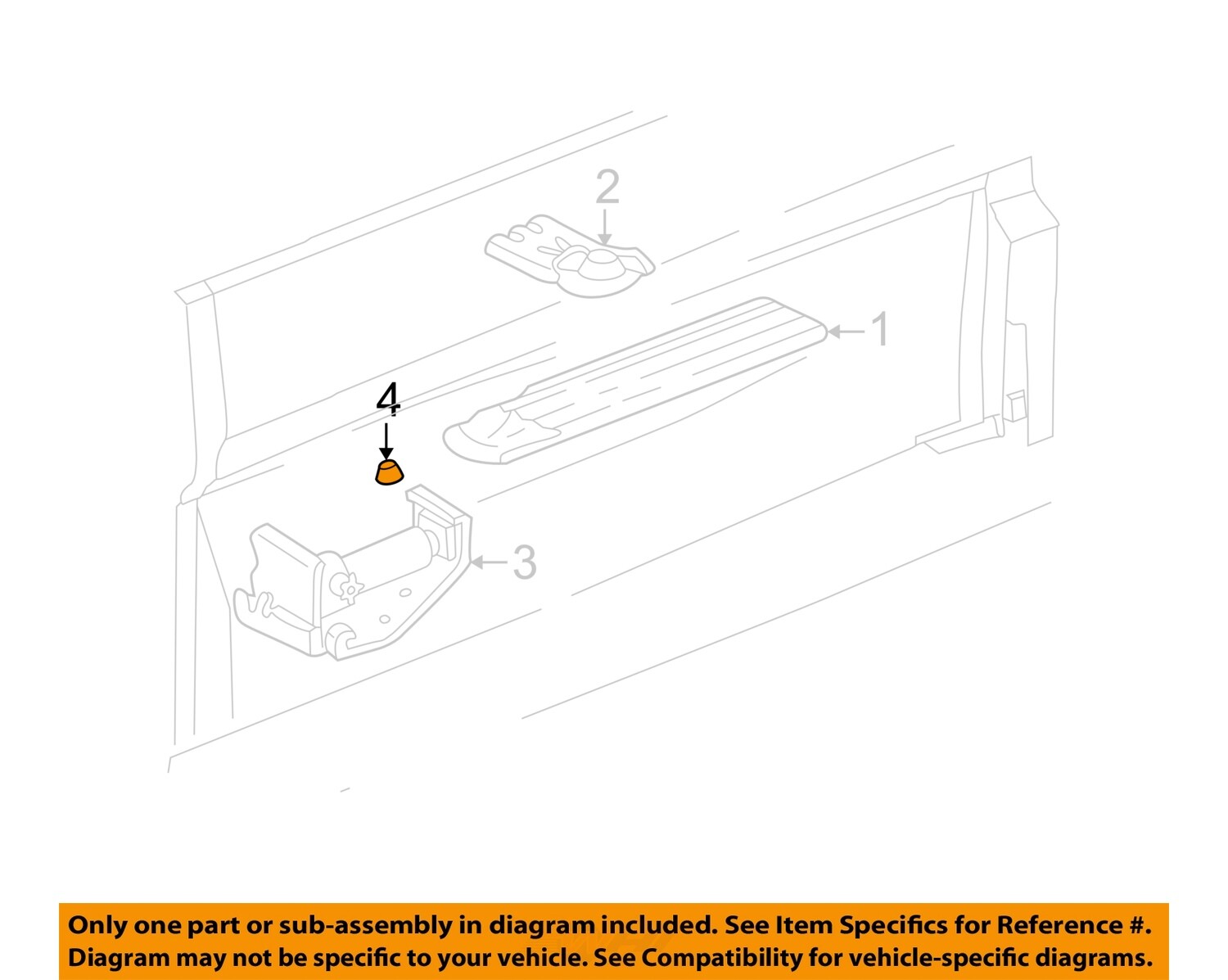 GM OEM 09-11 Acadia Limited Cab Interior Trim-Jack Assy Retainer Nut ...