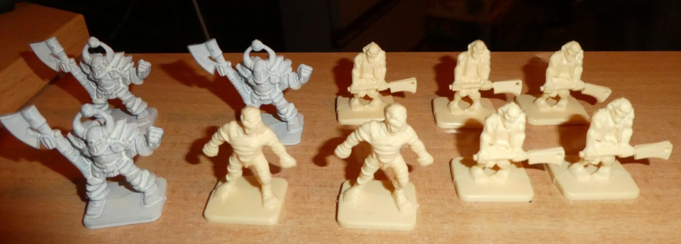 Hero Quest UNDEAD x 10 ZOMBIES , MUMMIES , EVIL FIGHTERS ,WHFB ...