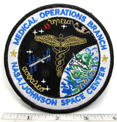 Vintage NASA Johnson Space Center Medical Operations Branch Patch ...