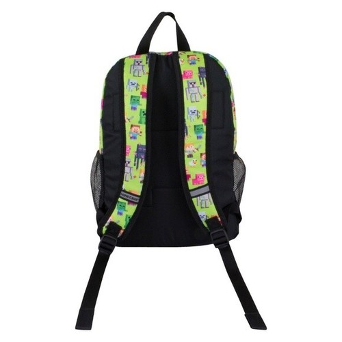 2 Piece Set Kids MINECRAFT Overworld Sprite Child Backpack & Lunch Bag ...