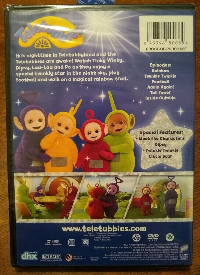 TELETUBBIES Twinkle Twinkle Little Star DVD NEW Tinky Winky Dipsy Laa ...