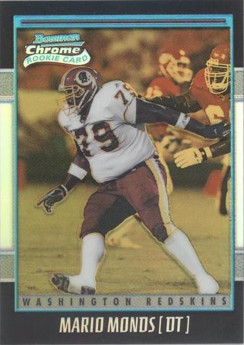 2001 Bowman Chrome - Rookie Refractor Mario Monds #128 Gold Refractor ...