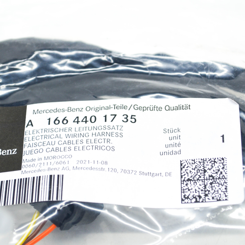 NEW MB GLS X166 FRONT PARKTRONIC SYSTEM WIRING HARNESS A1664401735 ...
