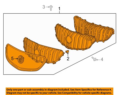 Buick GM OEM 13-17 Enclave-Grille 84055812 | eBay