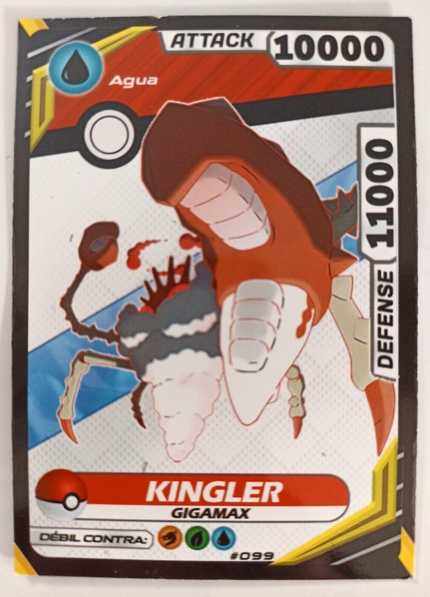CARD POKEMON EE VOL. III #110 KINGLER GIGAMAX 2020 Galar CARD POKEMON EE VOL. III #110 KINGLER GIGAMAX 2020 Galar