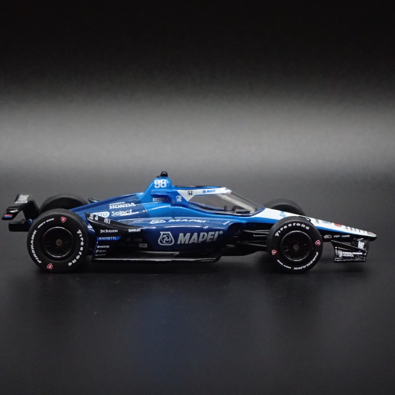 2024 INDY CAR RACING HONDA #98 MARCO ANDRETTI MAPEI 1:64 SCALE DIECAST ...