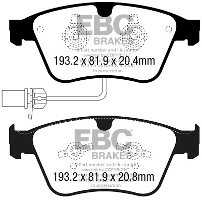 EBC Brakes DP42317R Yellowstuff Street And Track Brake Pads | eBay