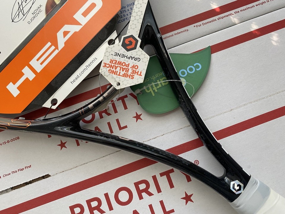 NOVAK DJOKOVIC Head Youtek Graphene Speed MP Tennis Racket 4 1/2 ...