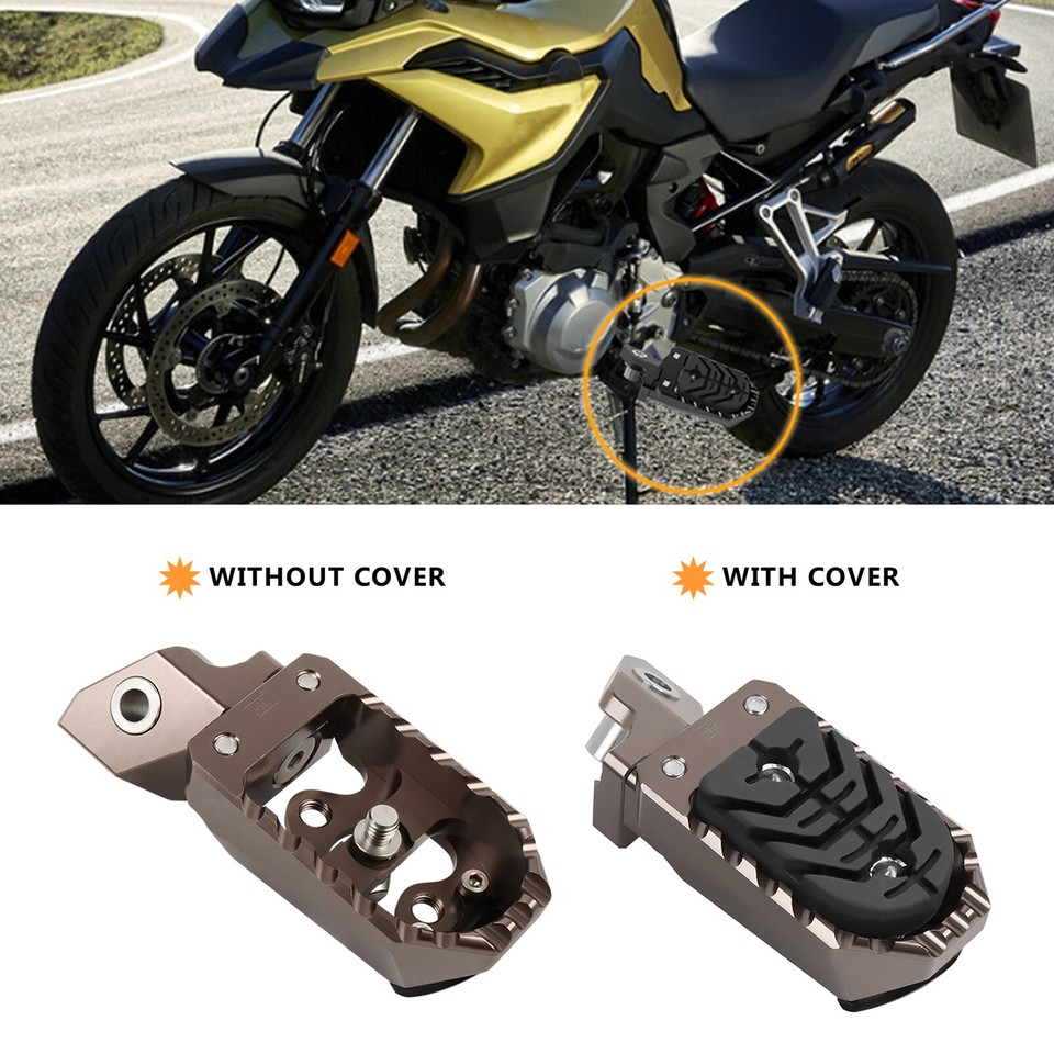 Wide Pivot Front Rider Foot Pegs Footrests For BMW F750GS F850GS F850GS ...