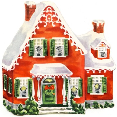 30 Custom Christmas Cottage Personalized Address Labels | eBay