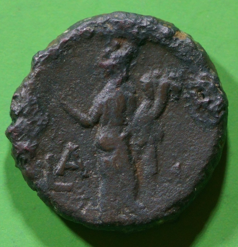 Roman Provincial Potin Tetradrachm Coin of Balbinus Alexandria Egypt ...