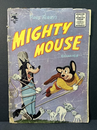 Mighty Mouse Paul Terry's #66 1955 St John Golden Age Comic Book Poor ...