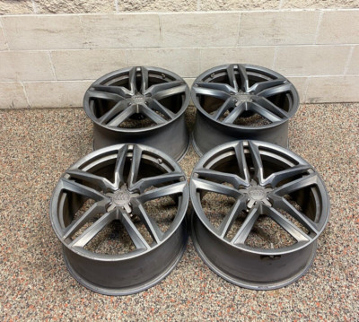 2014 Audi R8 OEM 19" Wheels Rim Set of 4 Wheels | Grey | 11"