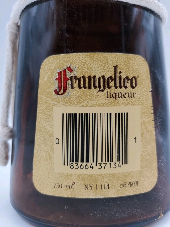 VTG FRANGELICO LIQUEUR 750ml Bottle Decanter Amber Monk Shape - Italy ...