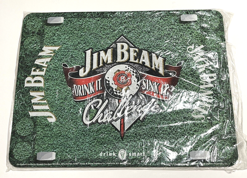 JIM BEAM JACK DANIELS "Drink Sink It" Golf Turf Grass Sports Bar Mat 24 ...