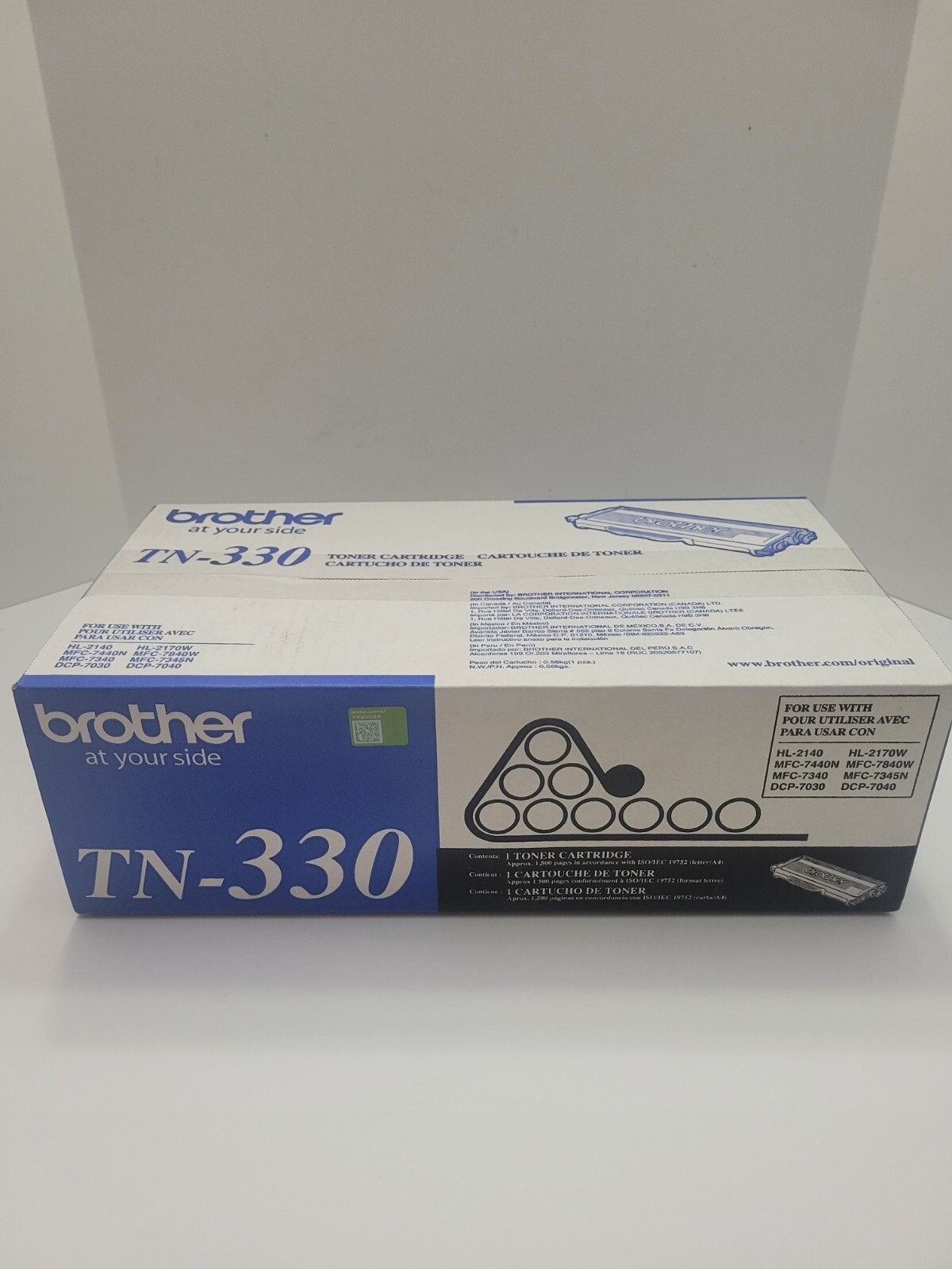 Brother TN-330 Toner Cartridge Genuine BROTHER Black Toner TN330 | eBay