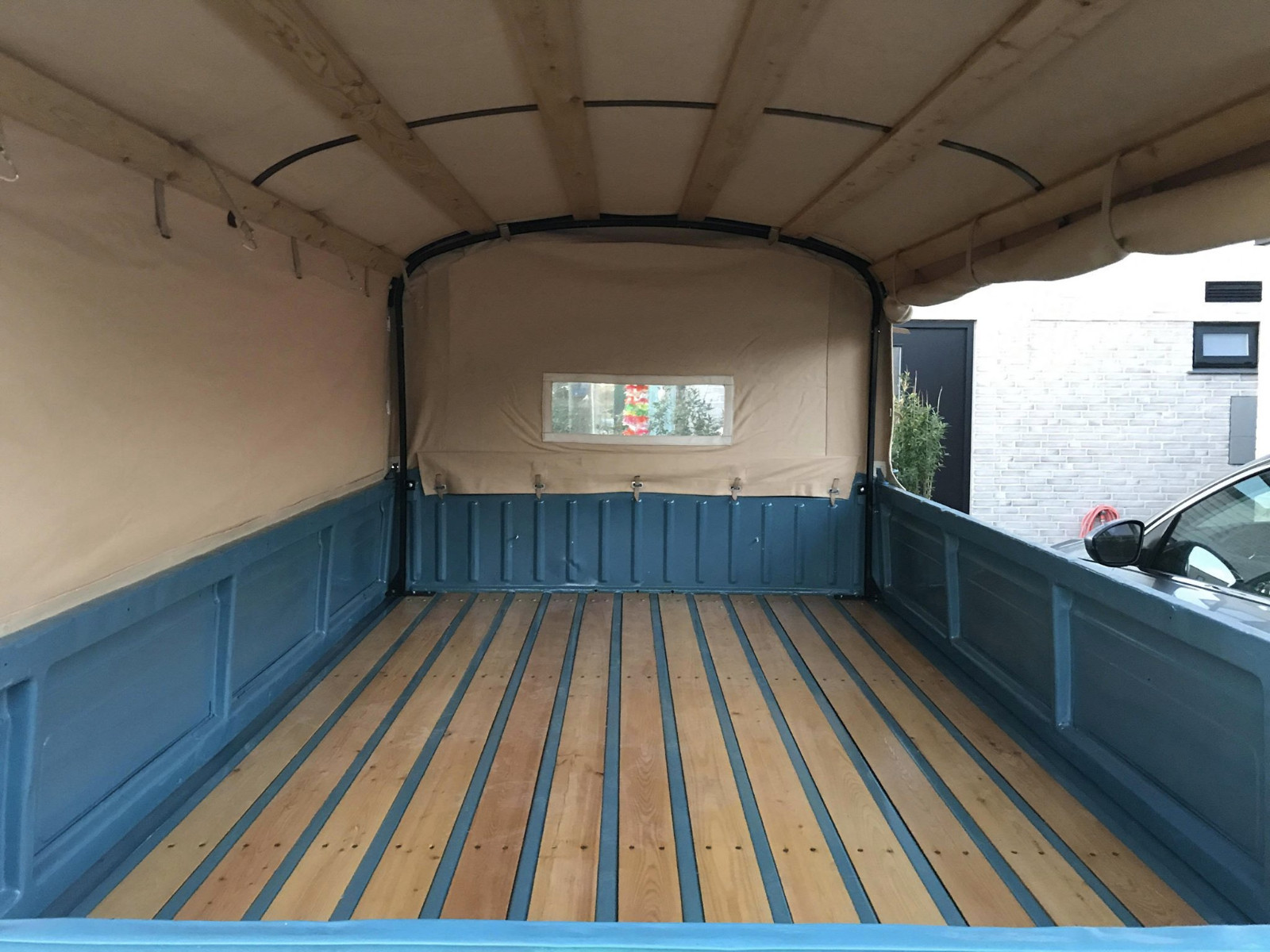 Heavy Duty Waterproof Pick Up Canvas Cover VWT2 Bay Kombi Single Cab 68 ...