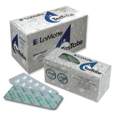 Lamotte Chlorine DPD #1 Rapid Test Tabs 6999A-M 1 Box of 100 Strips ...