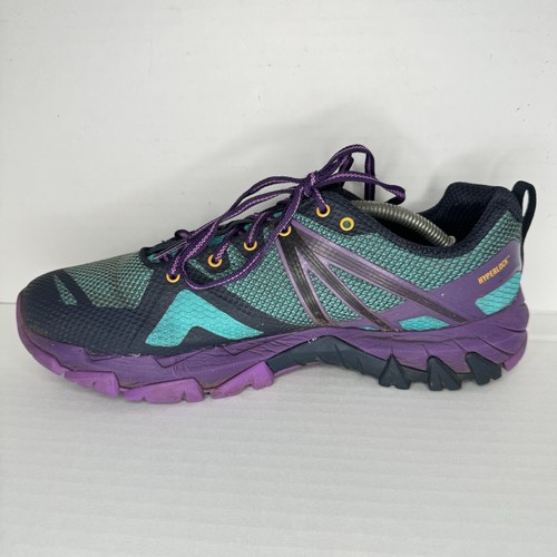 Merrell Teal/Purple MQM Flex Connect Hiking Shoes Women’s 10 Rare Colorway
